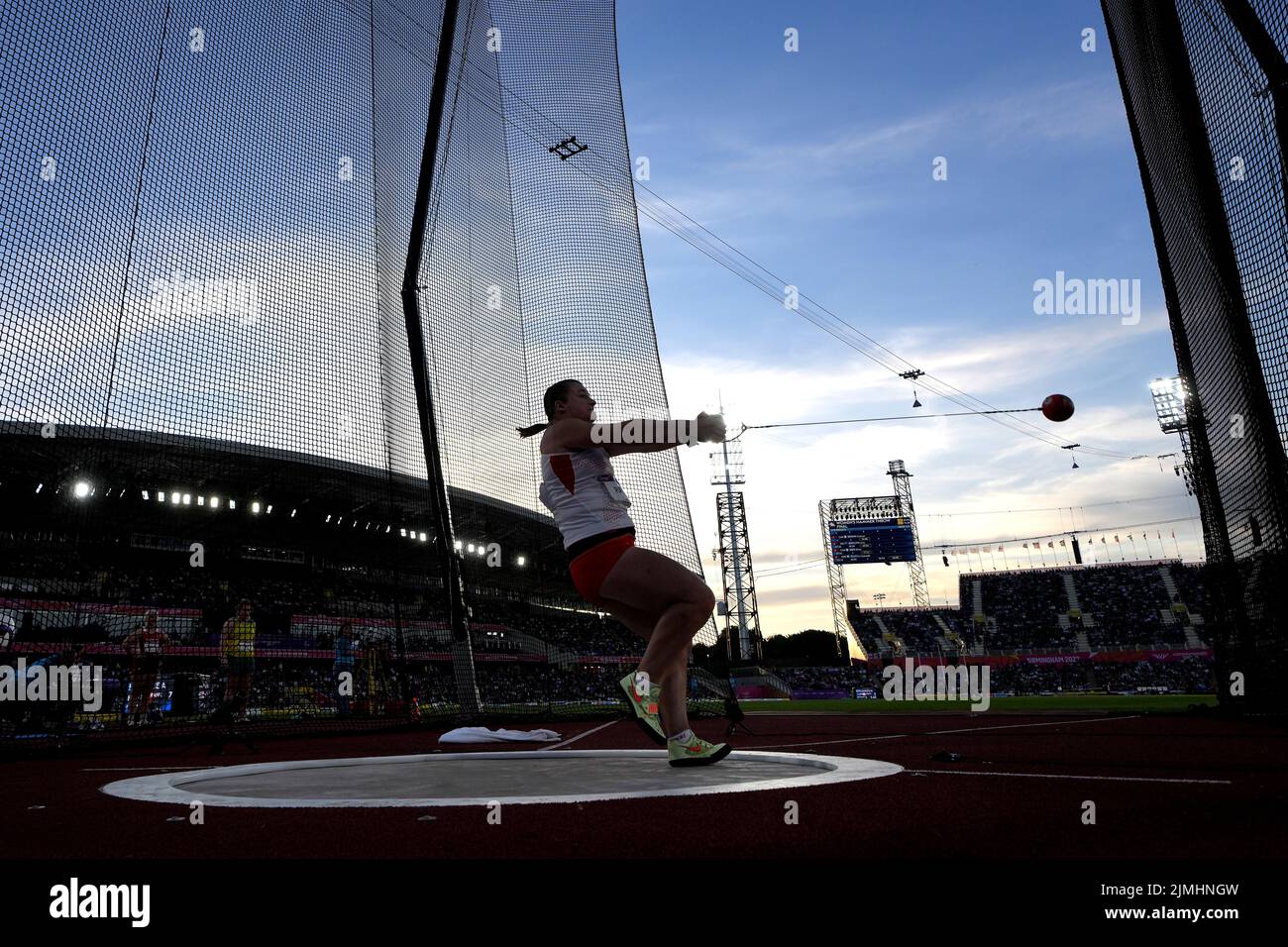 England's Anna Purchase during the Women's Hammer Throw Final at ...