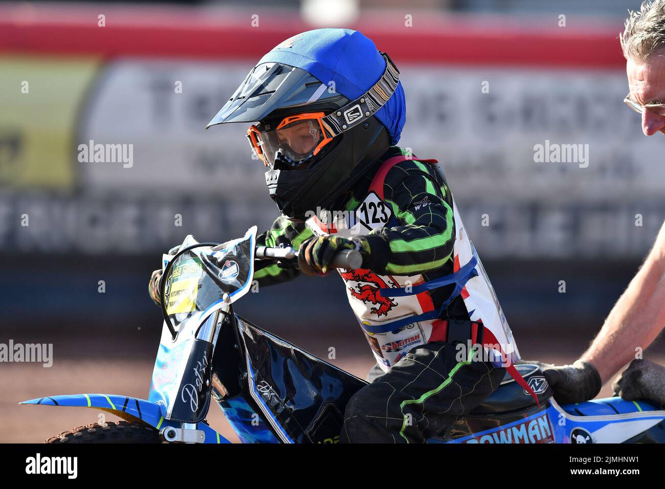 MANCHESTER, UK. AUGUST 5TH Charlie Fletcher during the British Youth ...