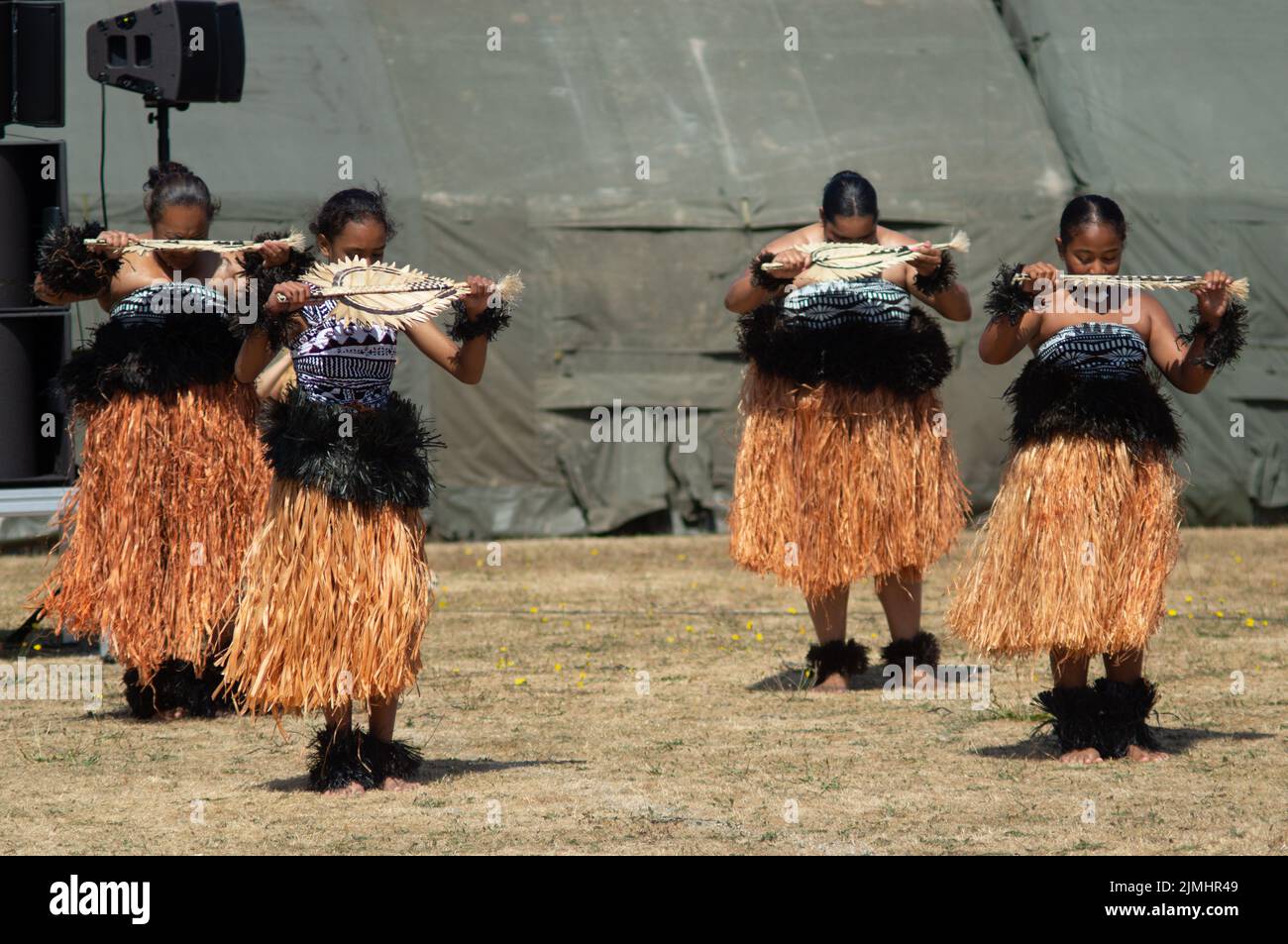 Fijian traditional greeting ceremony hi-res stock photography and ...