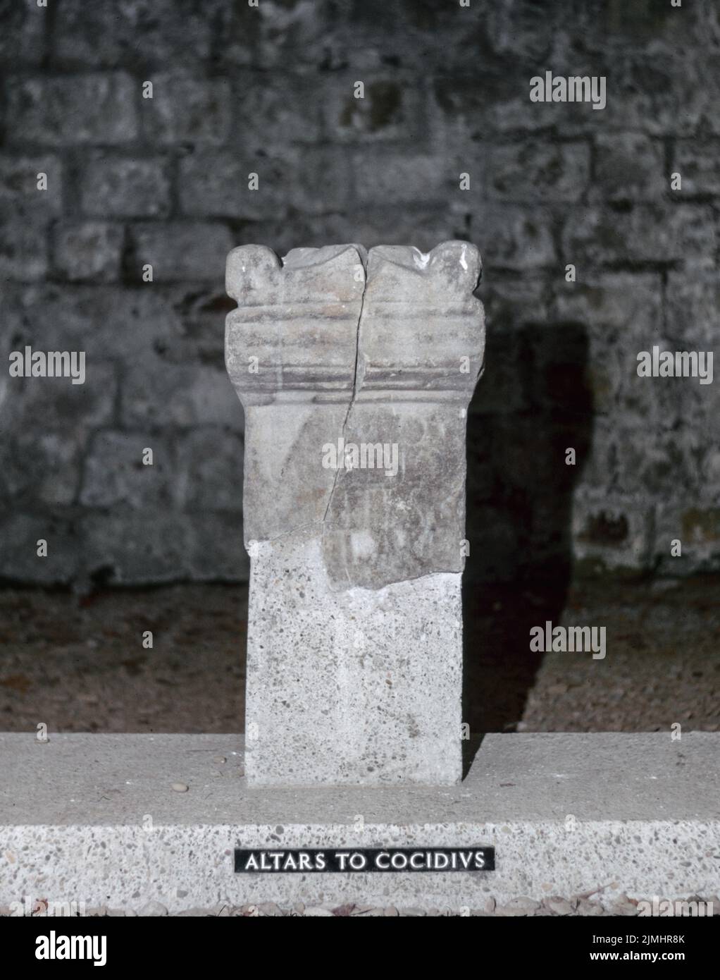 Altar to Cocidius from Lanercost Priory in Cumbria build from stones ...