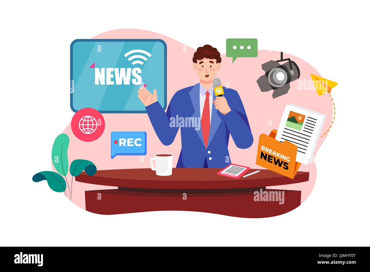 Anchorman Cut Out Stock Images & Pictures - Alamy