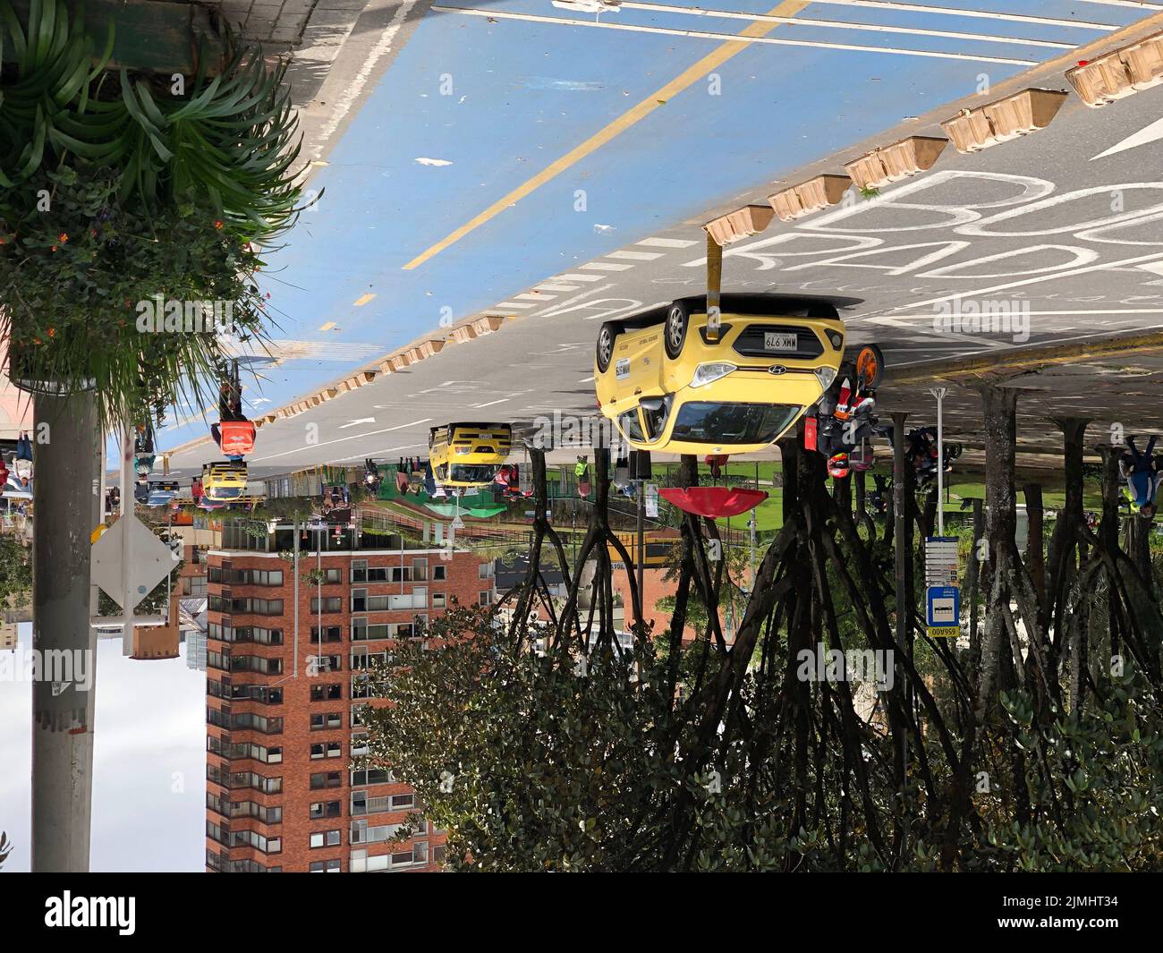 Bicycle path bogota hi-res stock photography and images - Alamy
