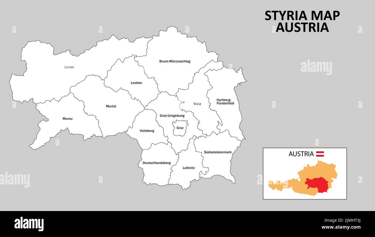 Steiermark outline hi-res stock photography and images - Alamy