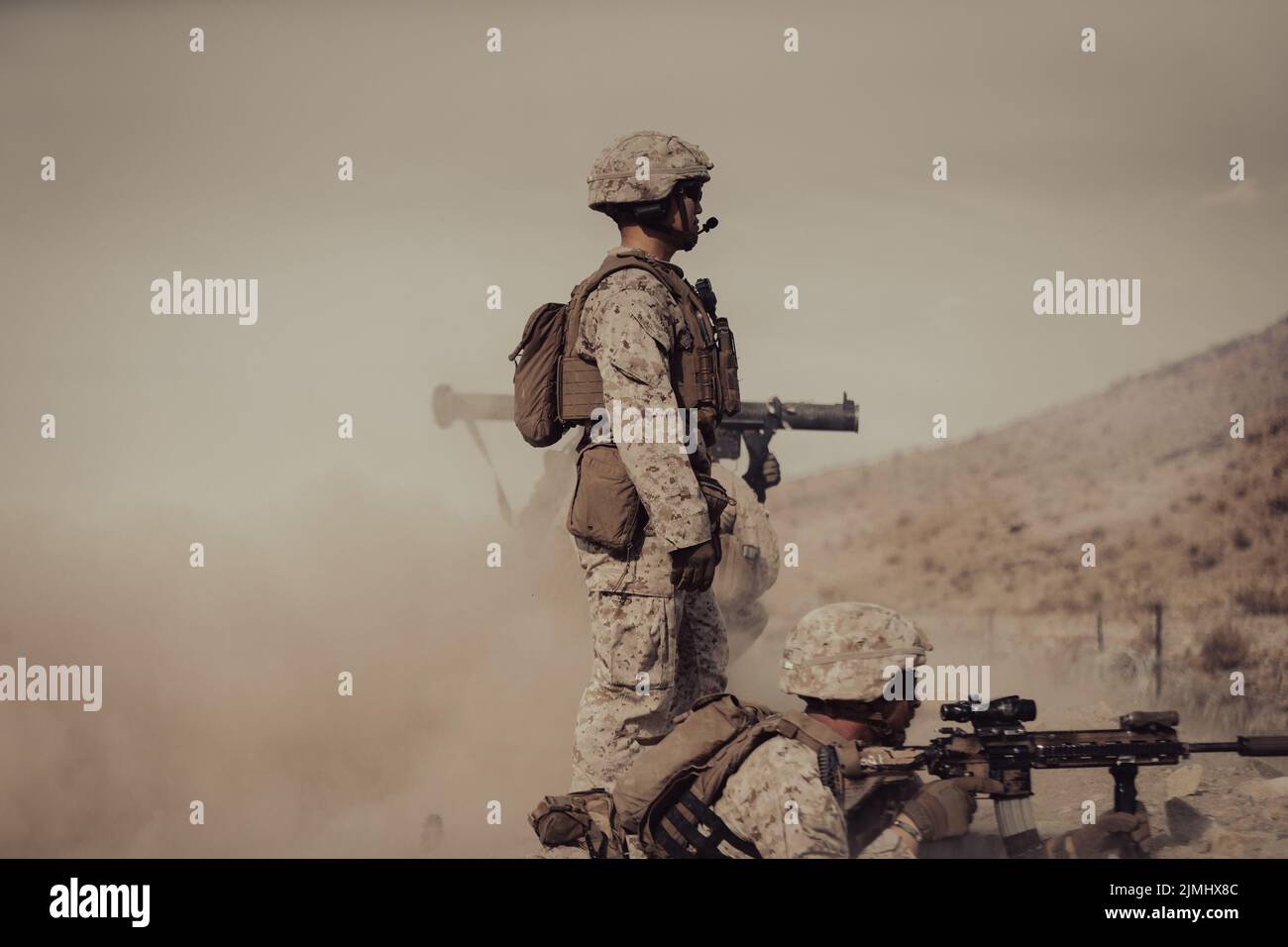 U.S. Marines with 2nd Battalion, 7th Marine Regiment, 1st Marine ...