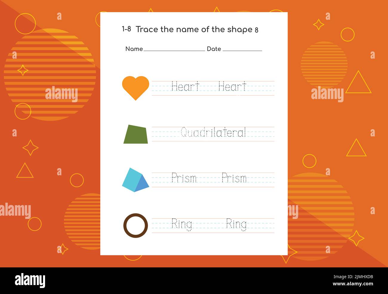 Word tracing worksheets for kids. Letters trace exercises for kids ...