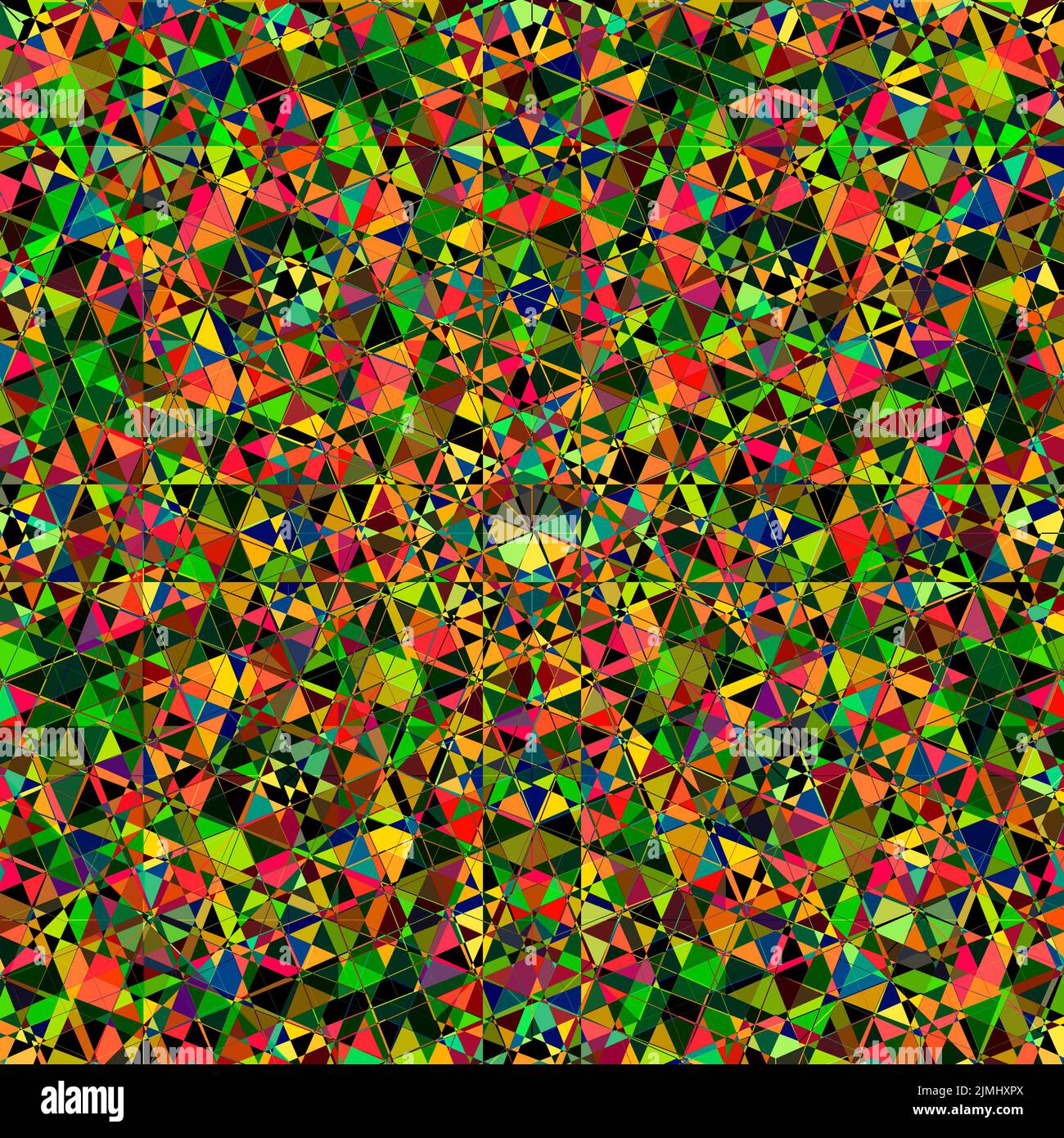 Abstract background or texture with colored geometric figures ...
