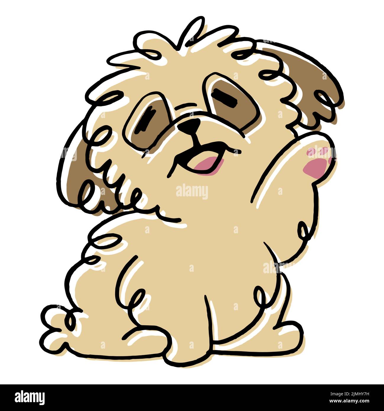 Funny Dog Drawing