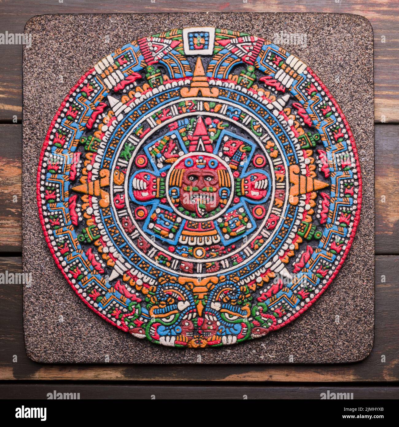 Decorative mexican symbol board Stock Photo - Alamy
