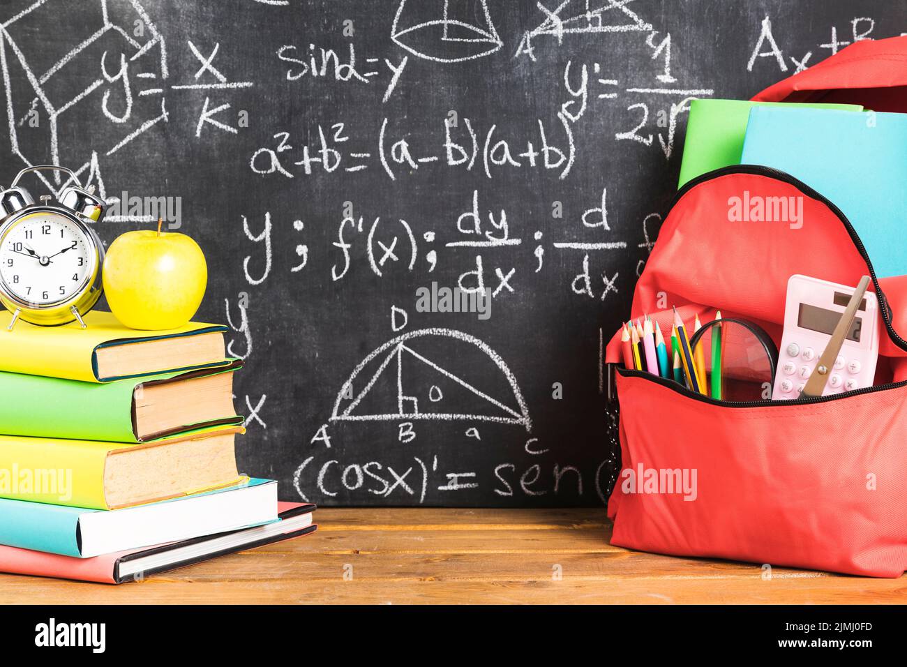 School books bag hi-res stock photography and images - Alamy