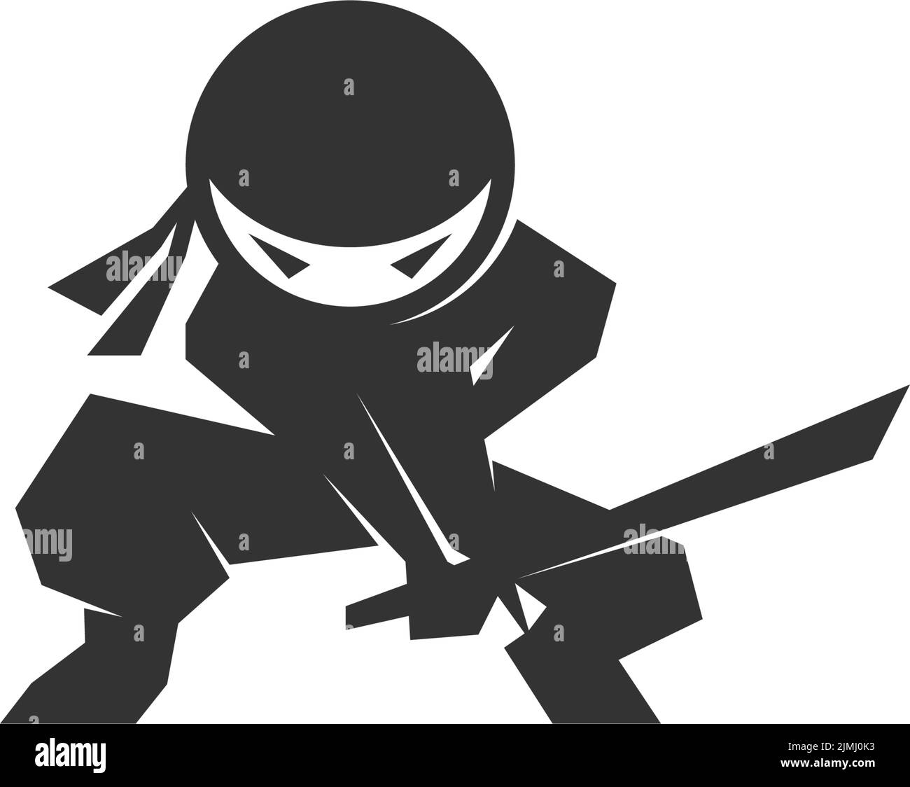 Ninja logo icon design illustration template Stock Vector Image & Art ...