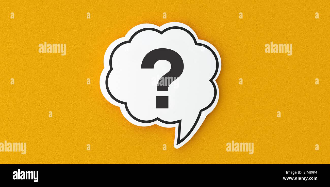 Realistic question mark hi-res stock photography and images - Alamy
