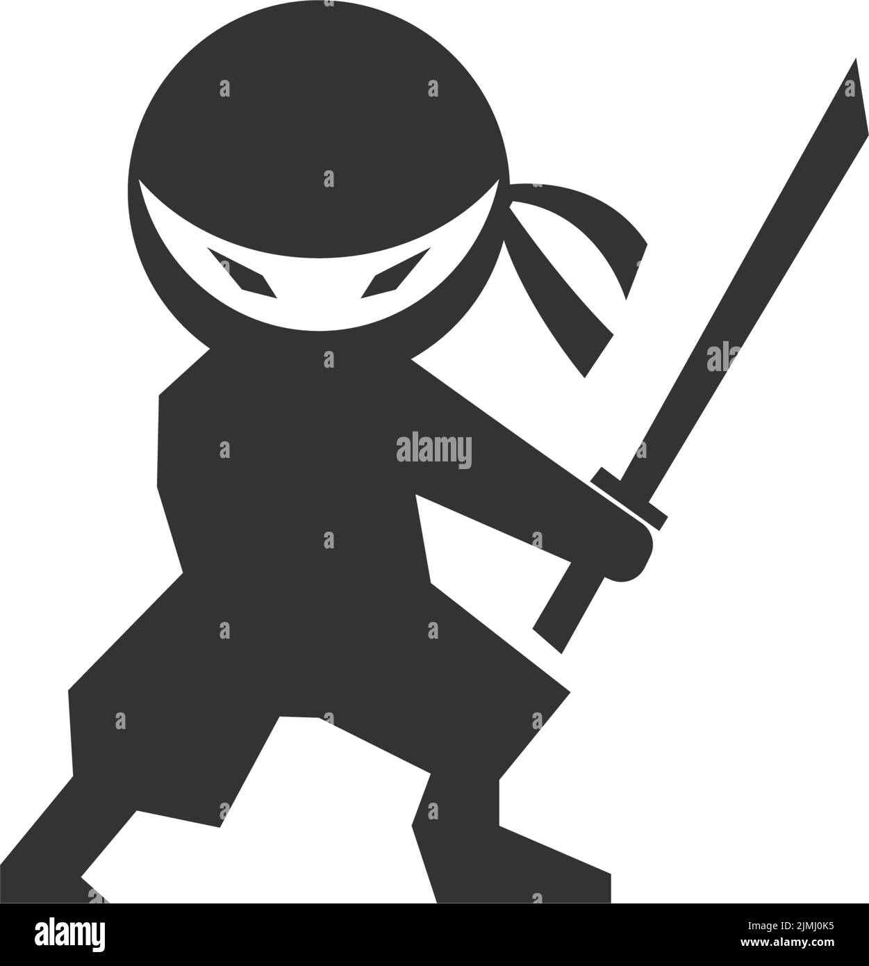 Ninja logo icon design illustration template Stock Vector Image & Art ...