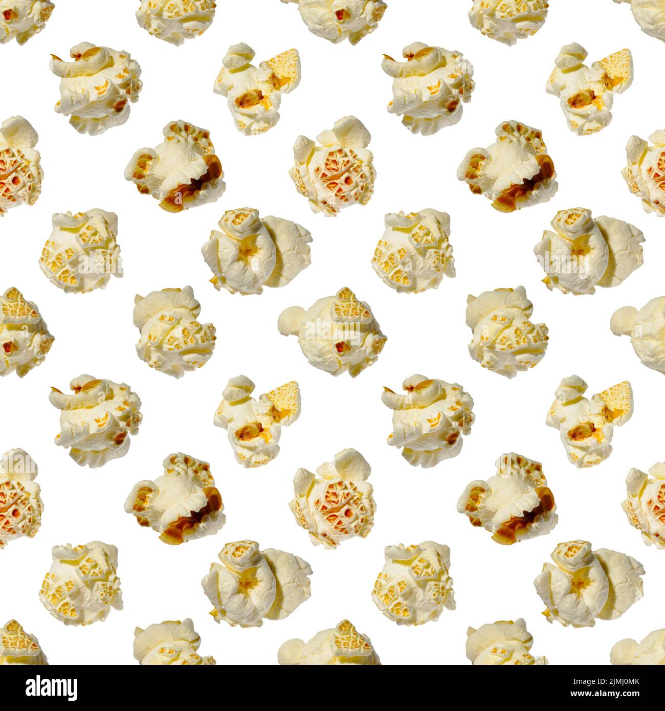 seamless pattern - popcorn. popcorn on a white background, pattern ...