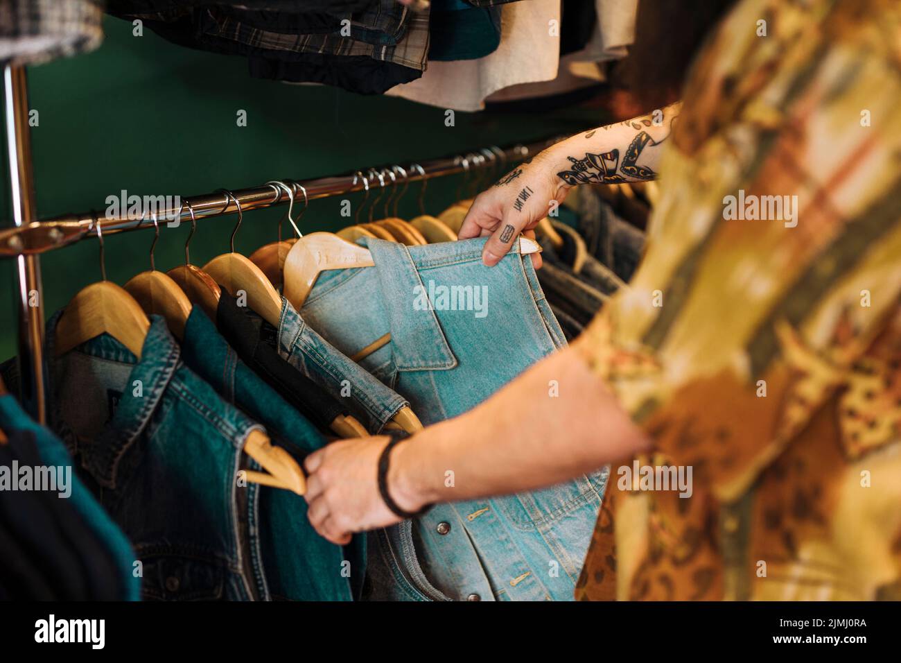 Hanging jacket hi-res stock photography and images - Alamy