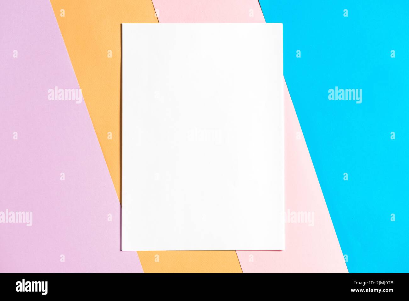 Blank paper colorful paint hi-res stock photography and images - Alamy