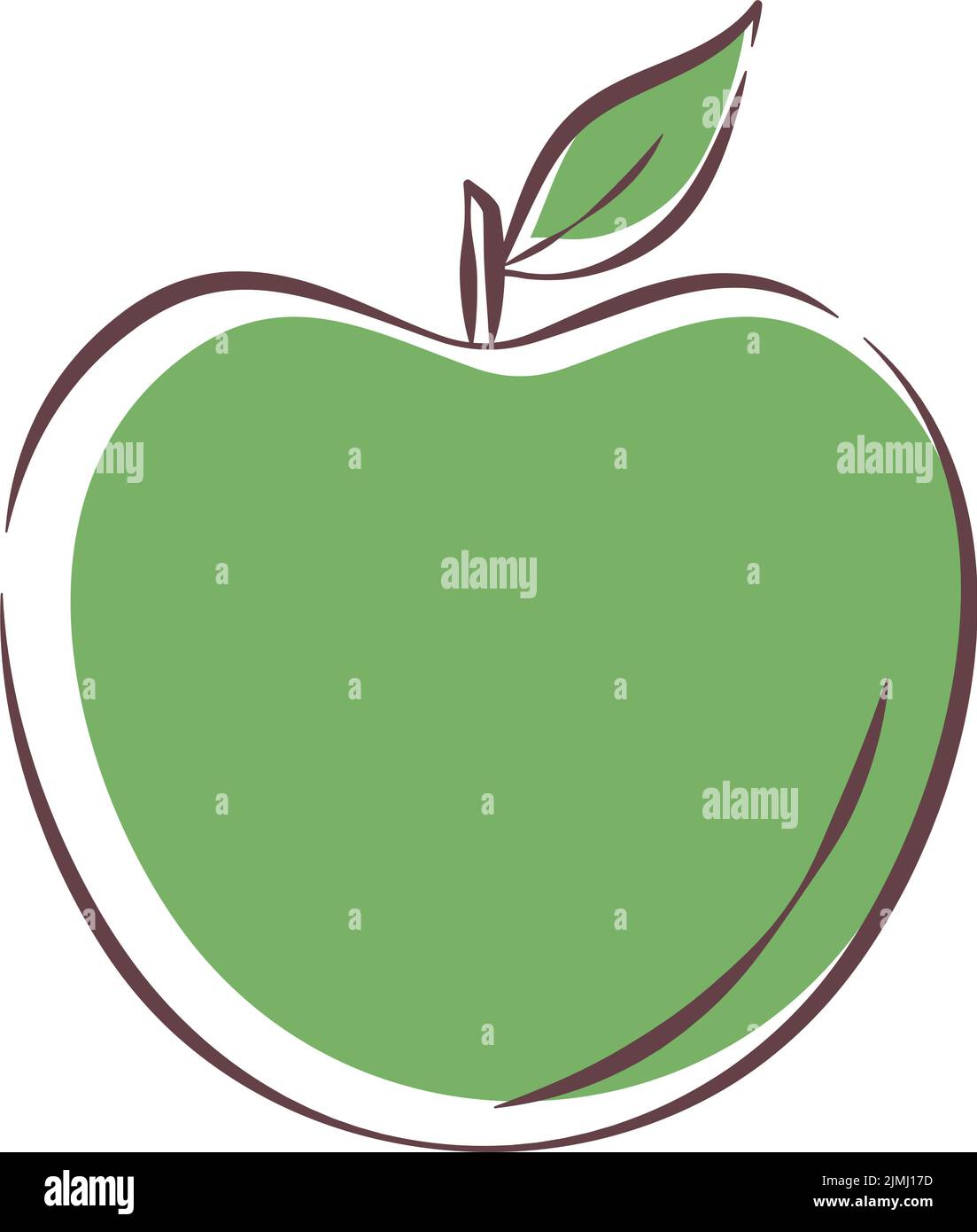 green apple design Stock Vector Image & Art - Alamy