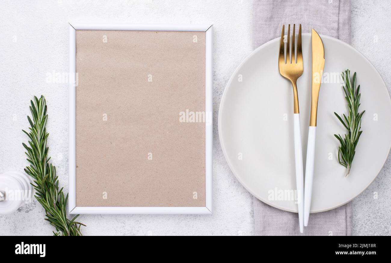 Cutlery placement hi-res stock photography and images - Alamy