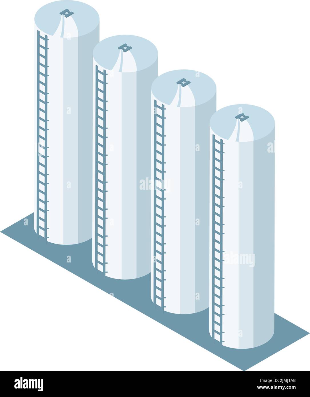 isometric factory towers Stock Vector Image & Art - Alamy