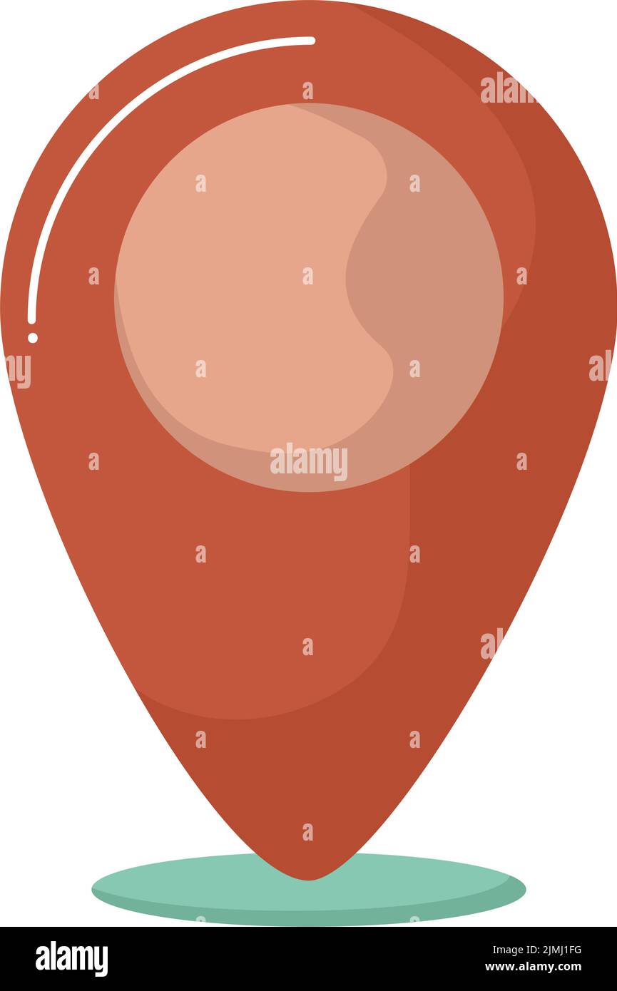 red location pin Stock Vector Image & Art - Alamy