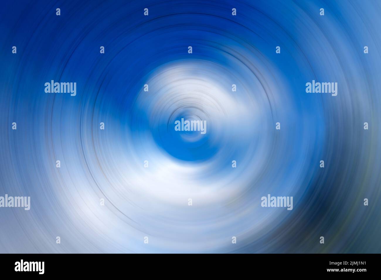 Abstract Background Of blue Spin Circle Radial Motion Blur Stock Photo ...
