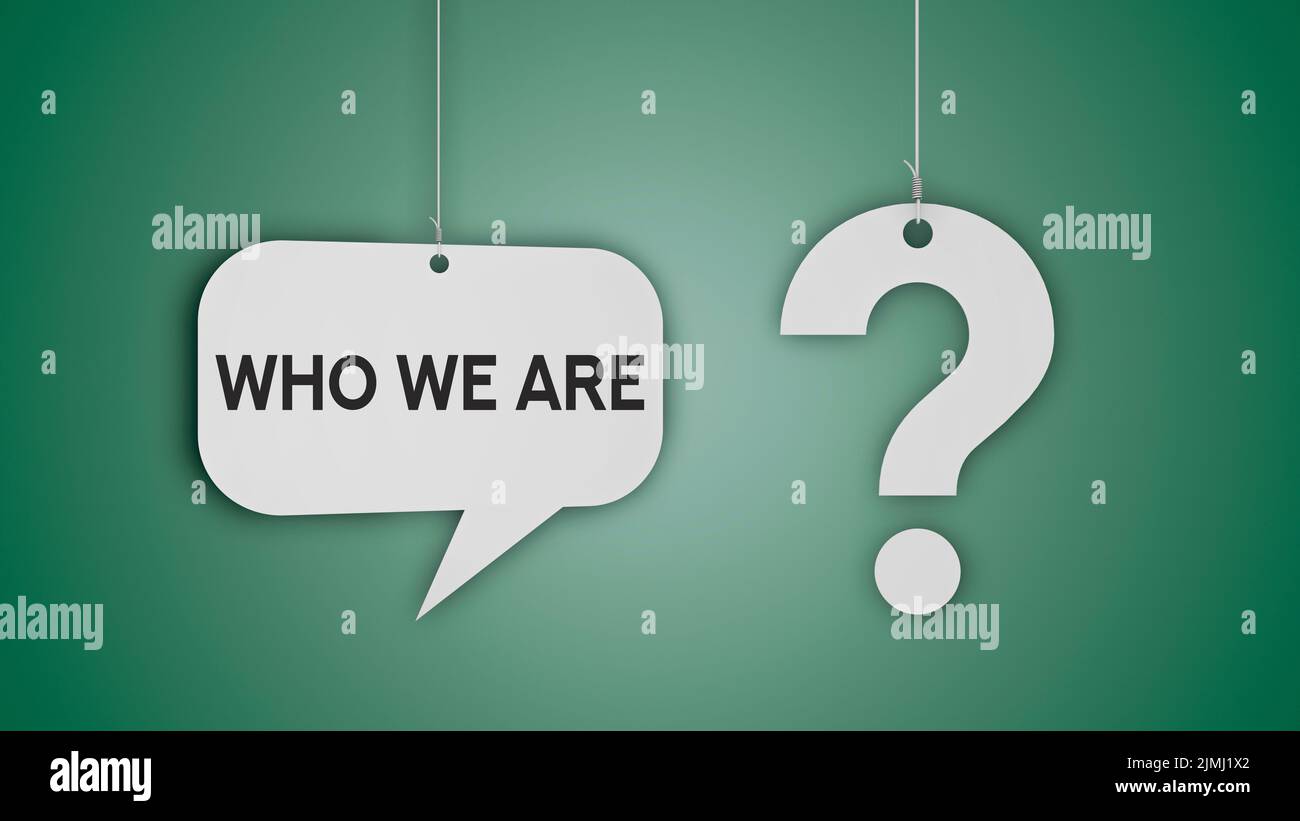 Who text speech bubble hi-res stock photography and images - Alamy