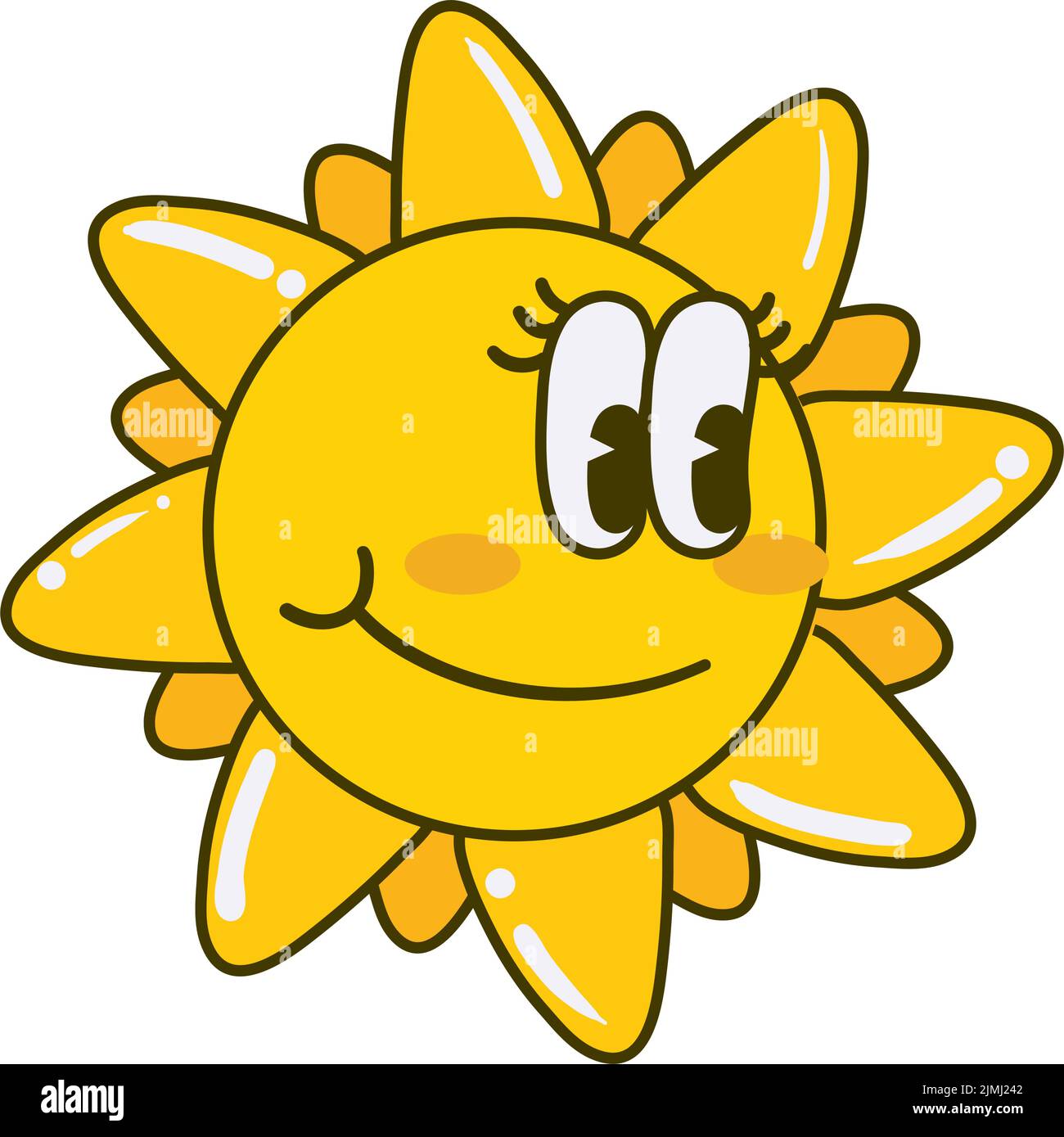 cartoon sun design Stock Vector Image & Art - Alamy