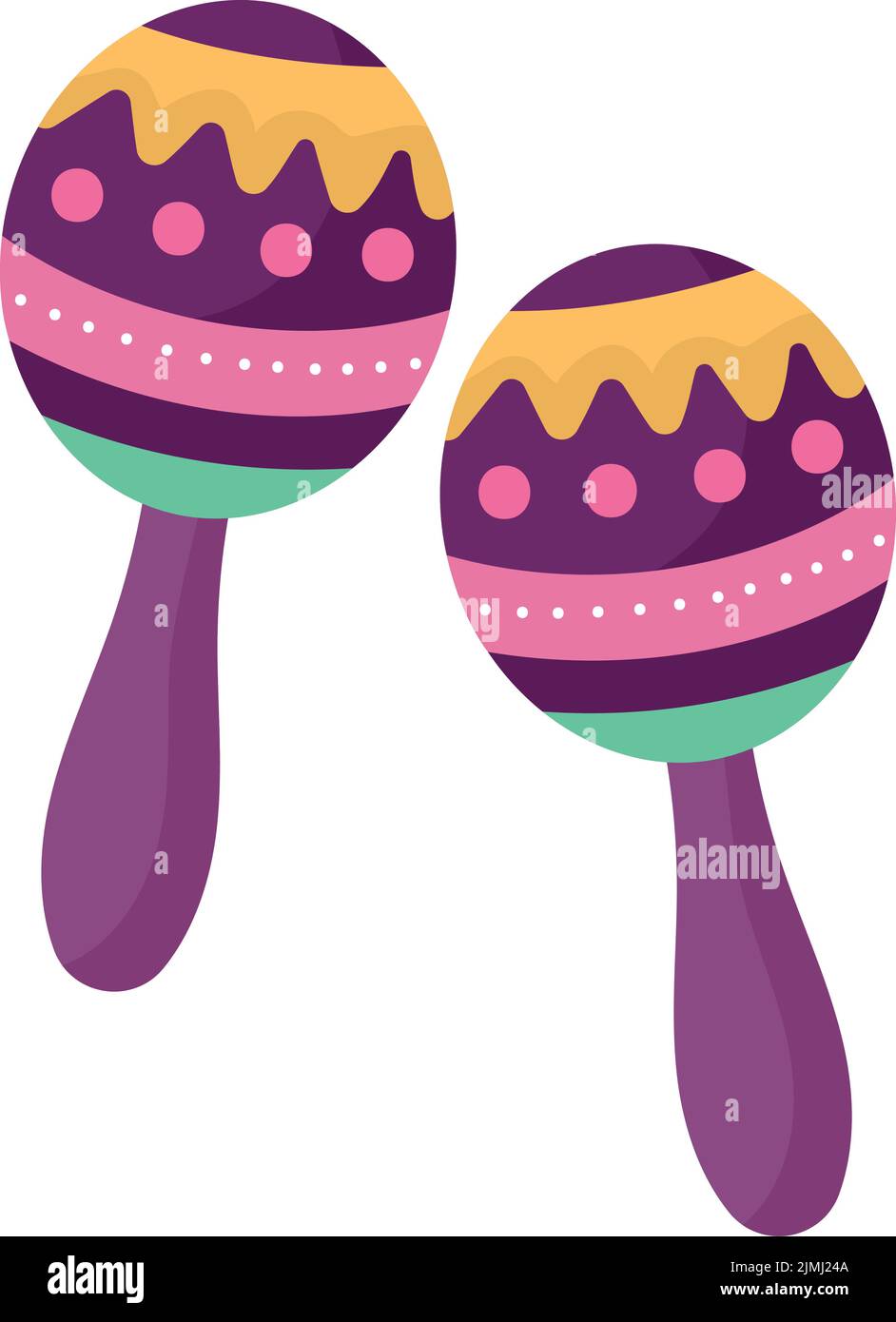 colored maracas design Stock Vector Image & Art - Alamy