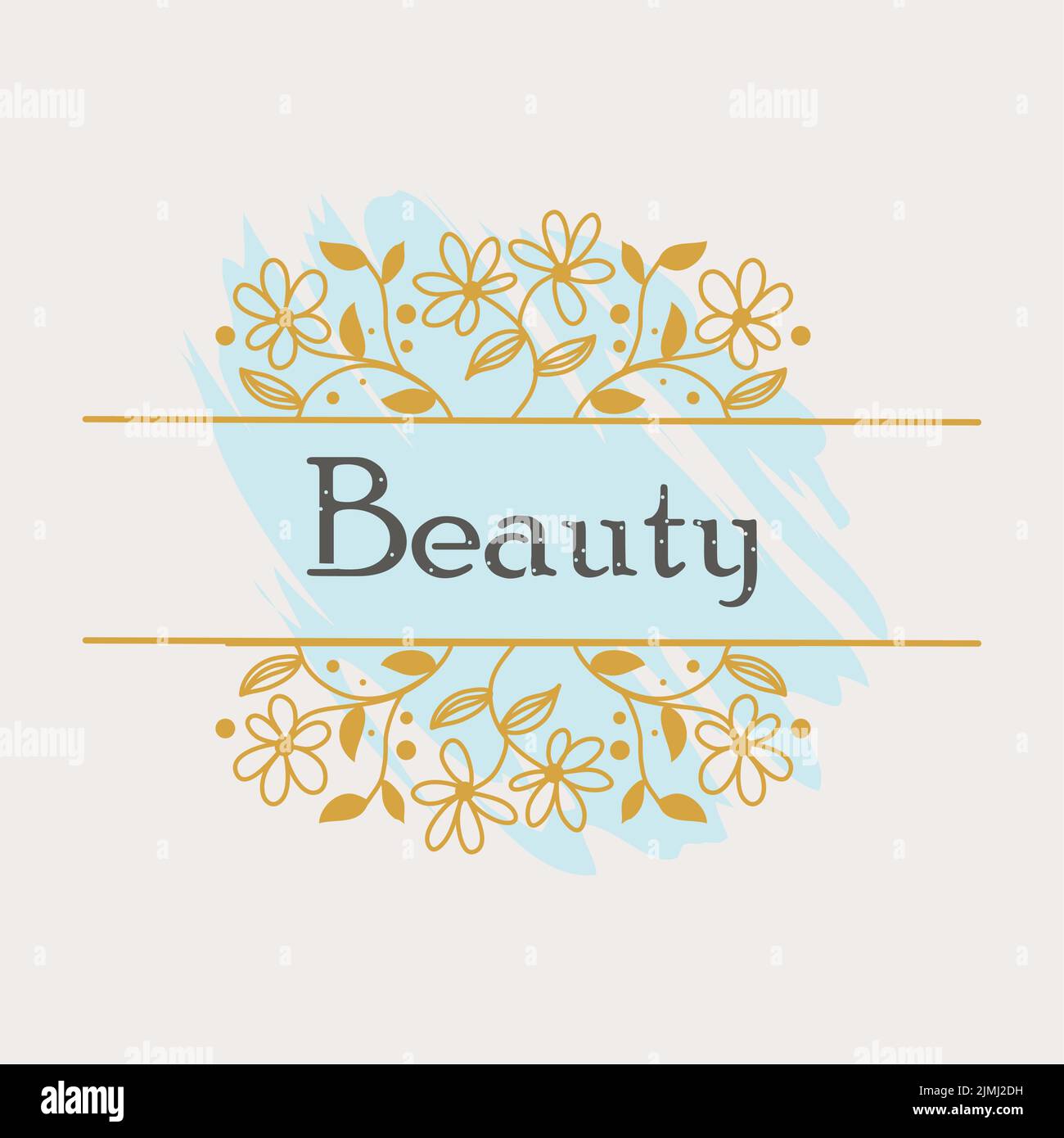 card of beauty label Stock Vector Image & Art - Alamy