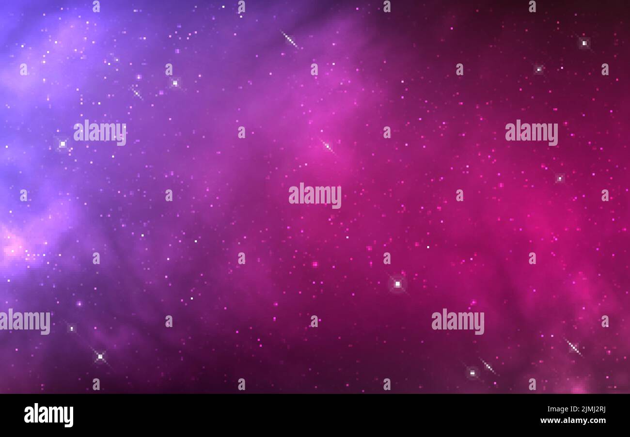 Color cosmos texture. Magic purple wallpaper with stars. Bright ...