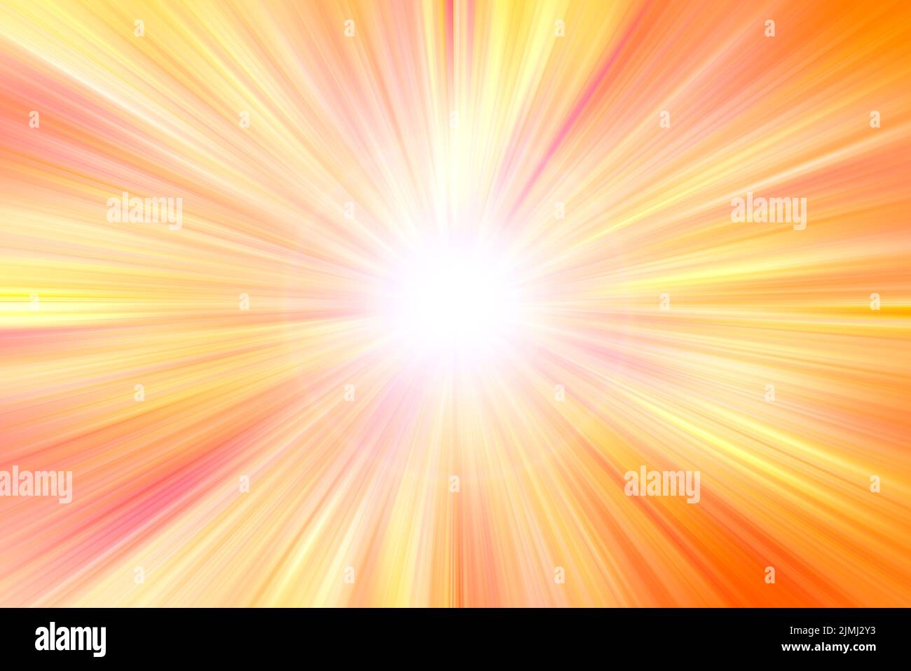 Dynamic lines of light. Light from central point. Bright flash of light ...