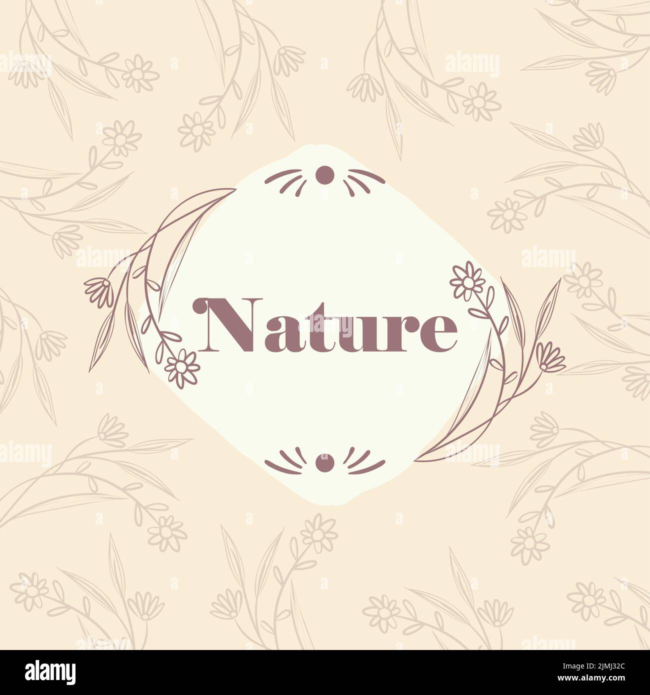 nature label poster Stock Vector Image & Art - Alamy