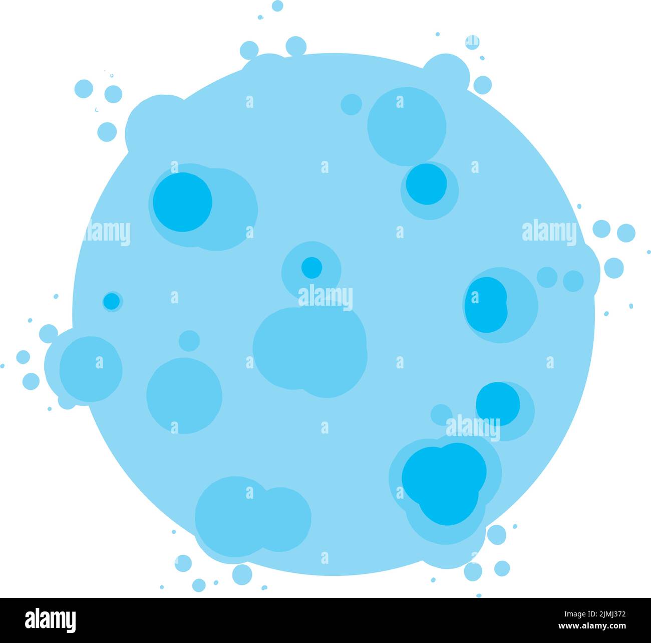 blue asteroid design Stock Vector Image & Art - Alamy