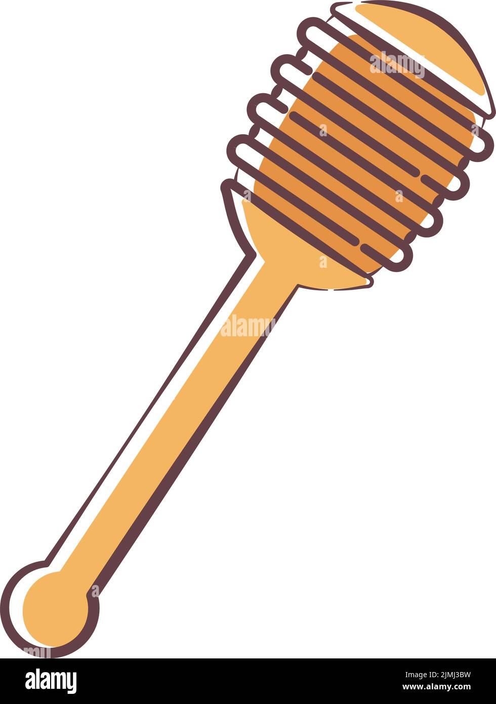 Top view sweet honey Stock Vector Images - Alamy