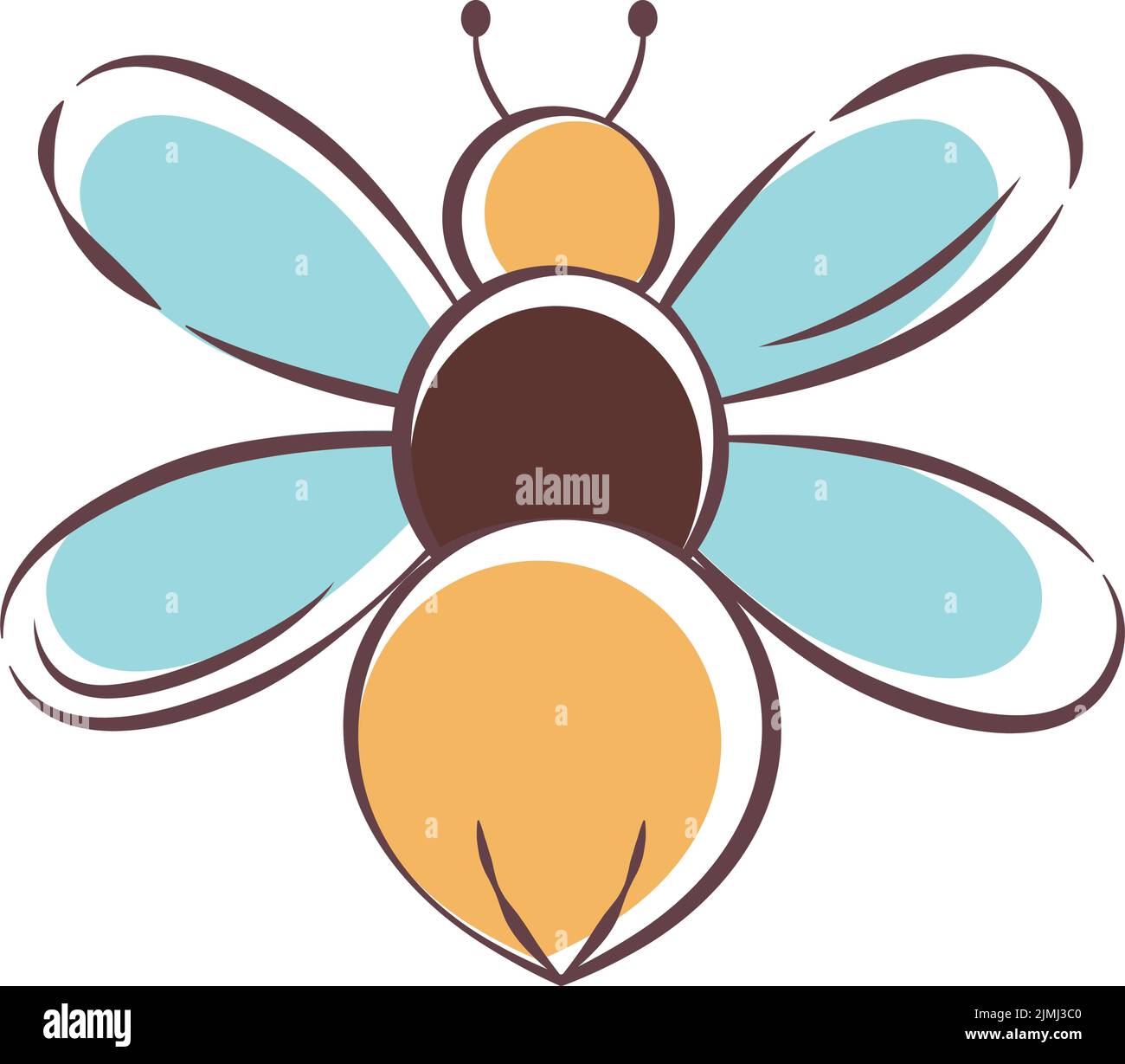 big bee design Stock Vector Image & Art - Alamy
