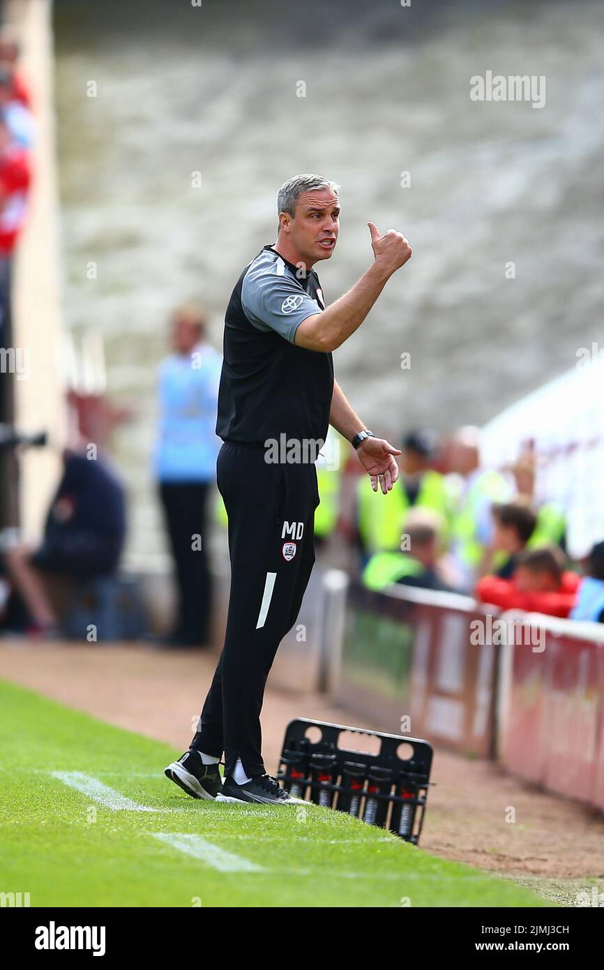 Oakwell Stadium, Barnsley, England - 6th August 2022 Michael Duff ...