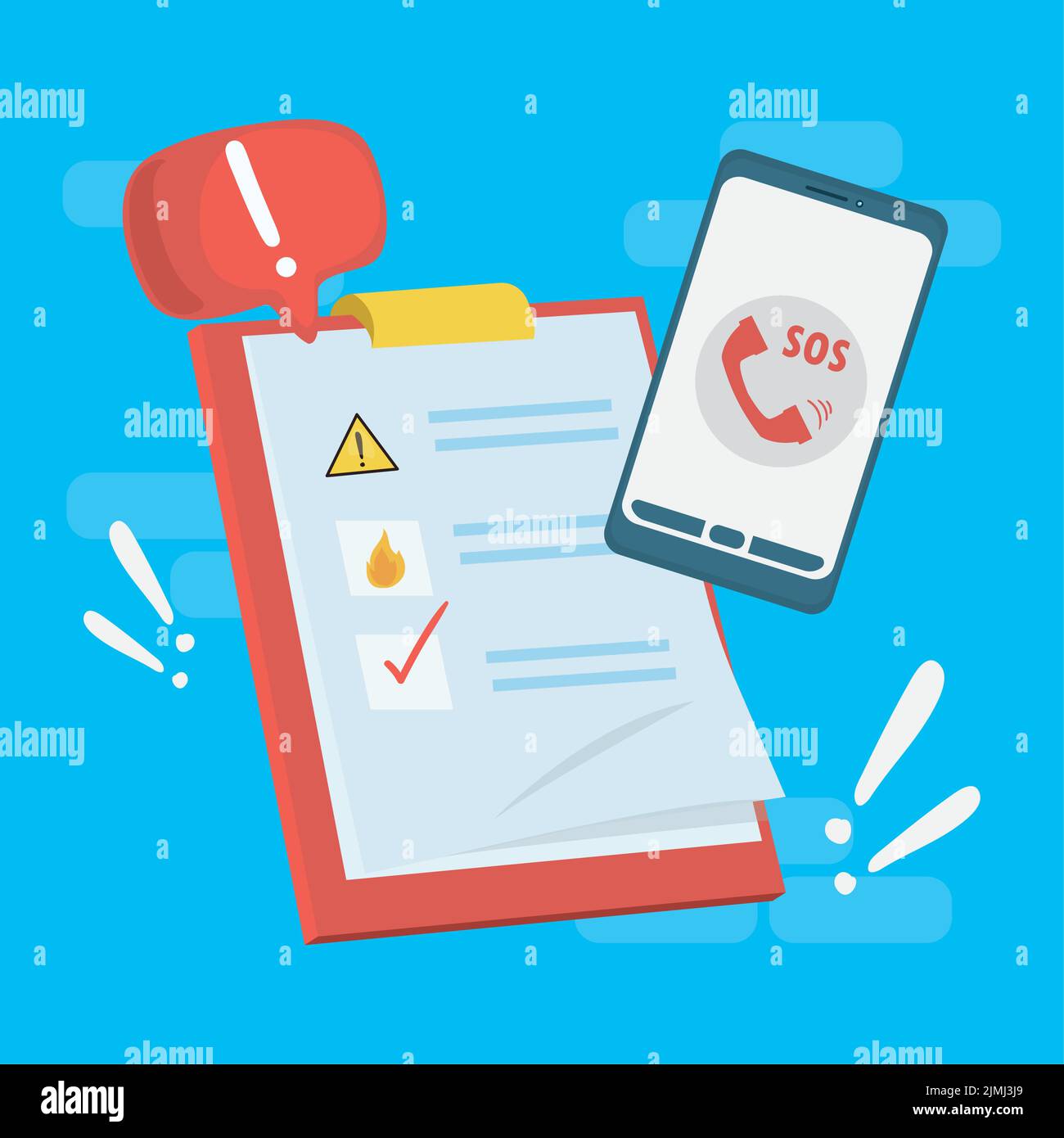 Fire safety checklist Stock Vector Images - Alamy