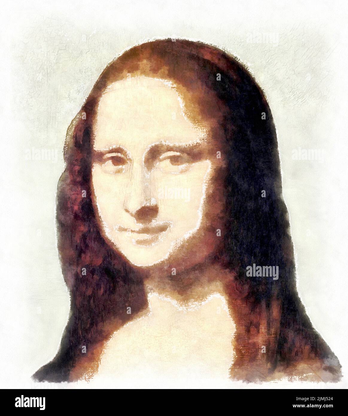History leonardo da vinci portrait Cut Out Stock Images & Pictures - Alamy