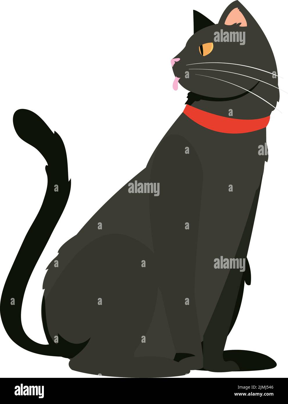 black cat design Stock Vector Image & Art - Alamy