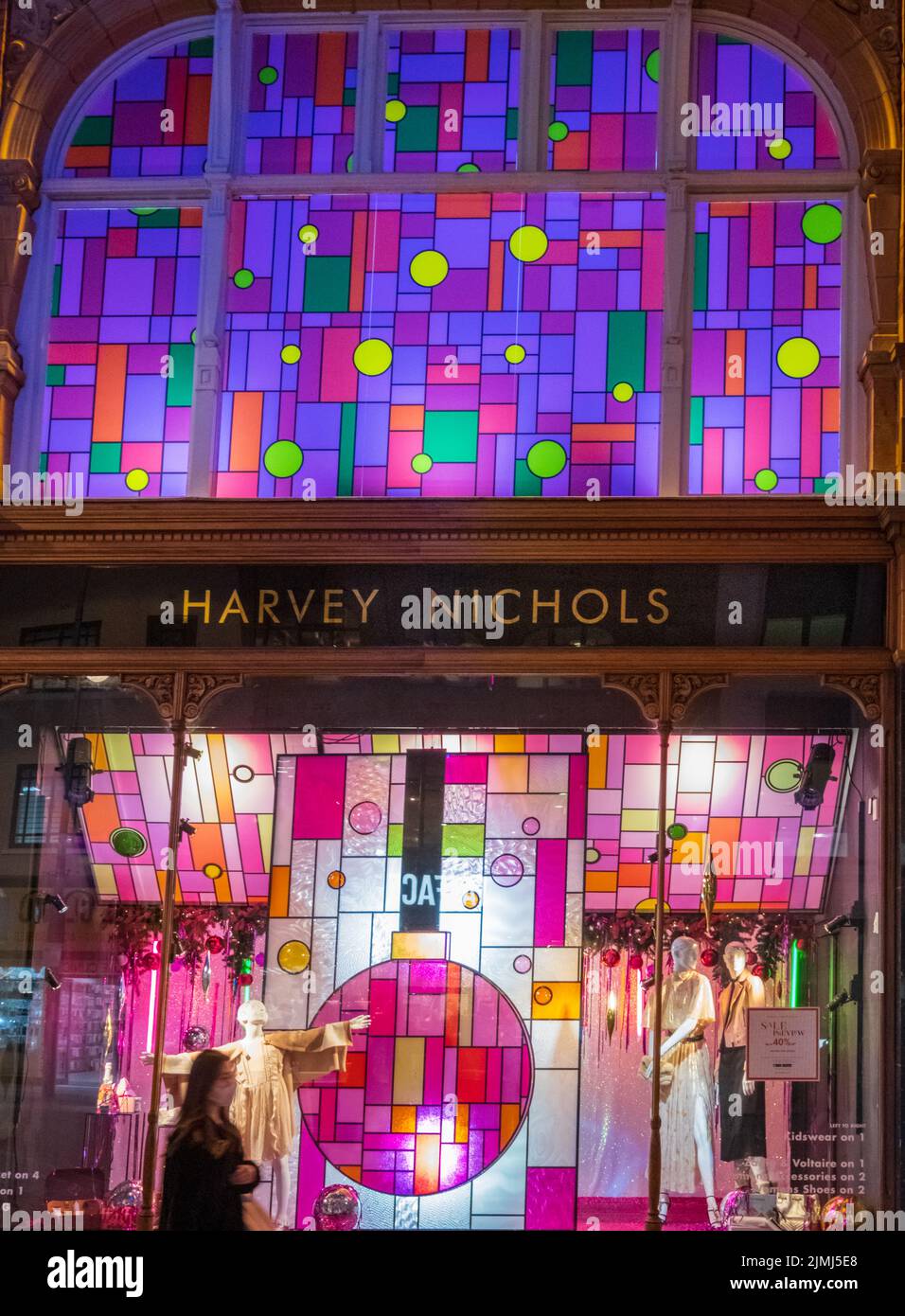 girl walks in the evening city Stock Photo - Alamy