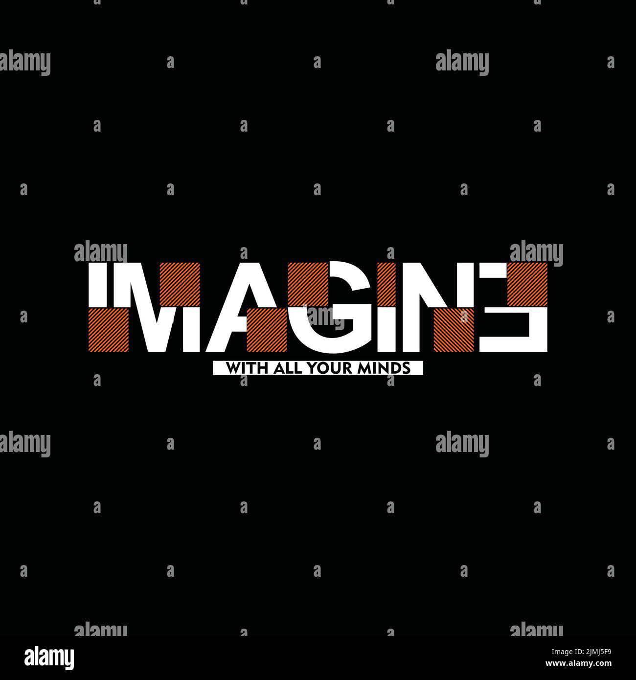 Imagine text Stock Vector Images - Alamy