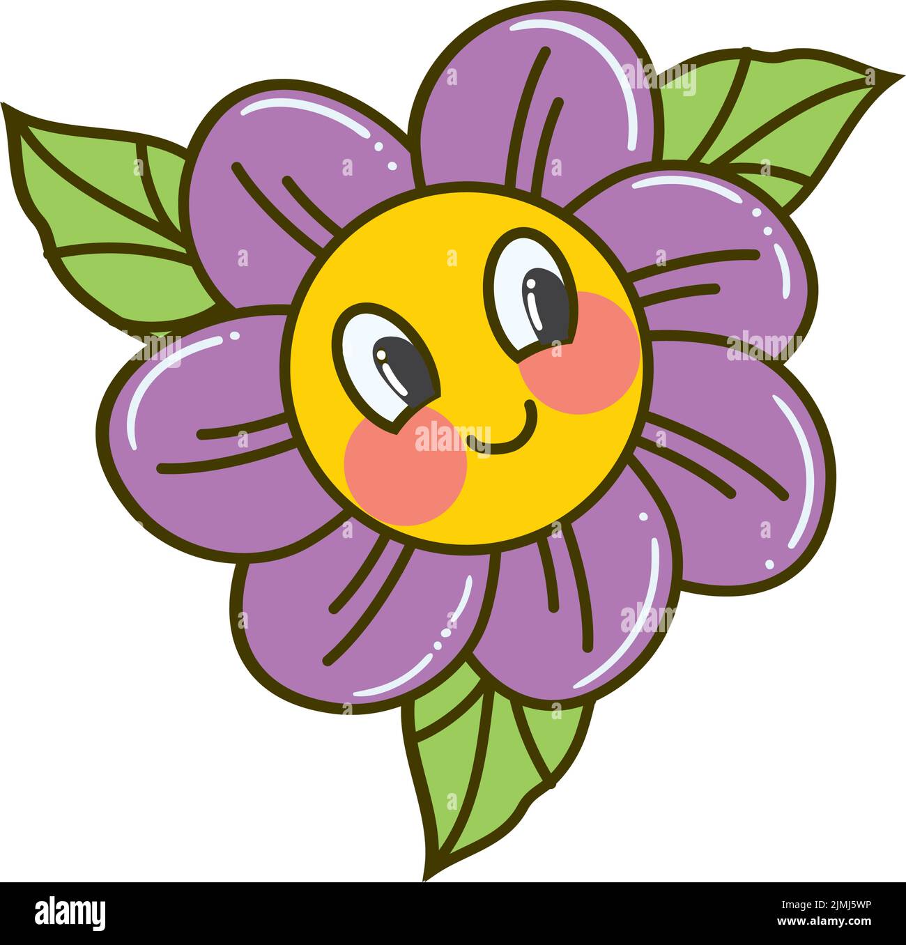 cartoon flower design Stock Vector Image & Art - Alamy