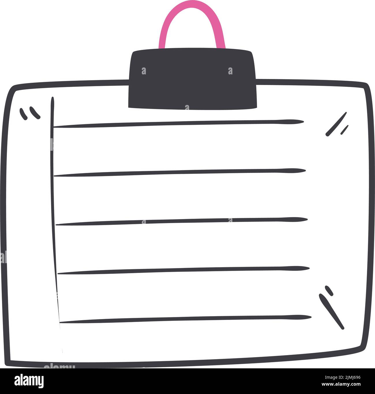 flat notepad design Stock Vector Image & Art - Alamy