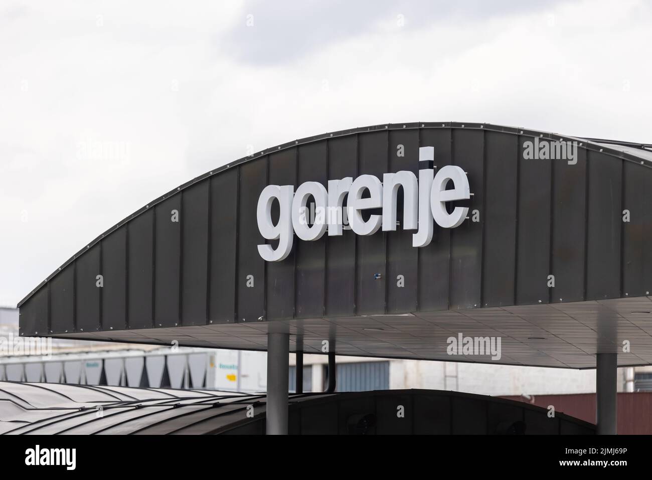 Slovenia, Velenje - March 30 2022: Gorenje production facility of home ...