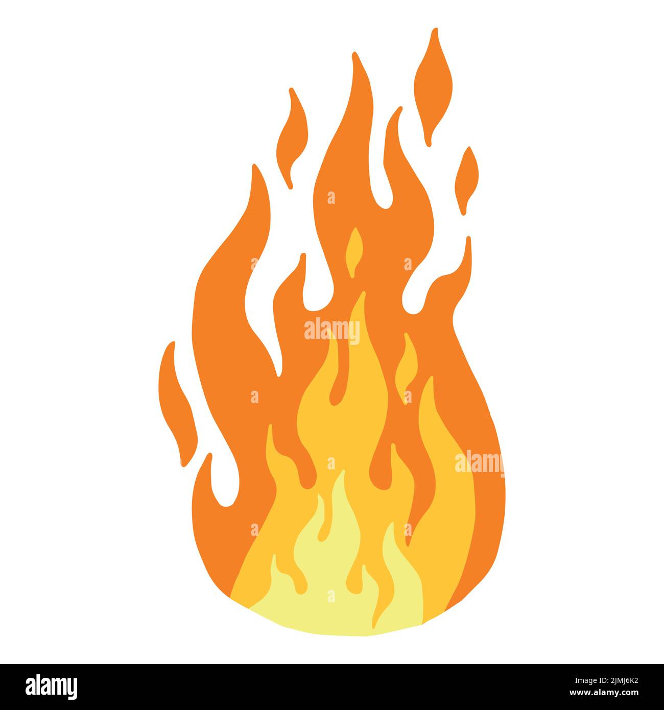 Fire burning drawing Cut Out Stock Images & Pictures - Alamy