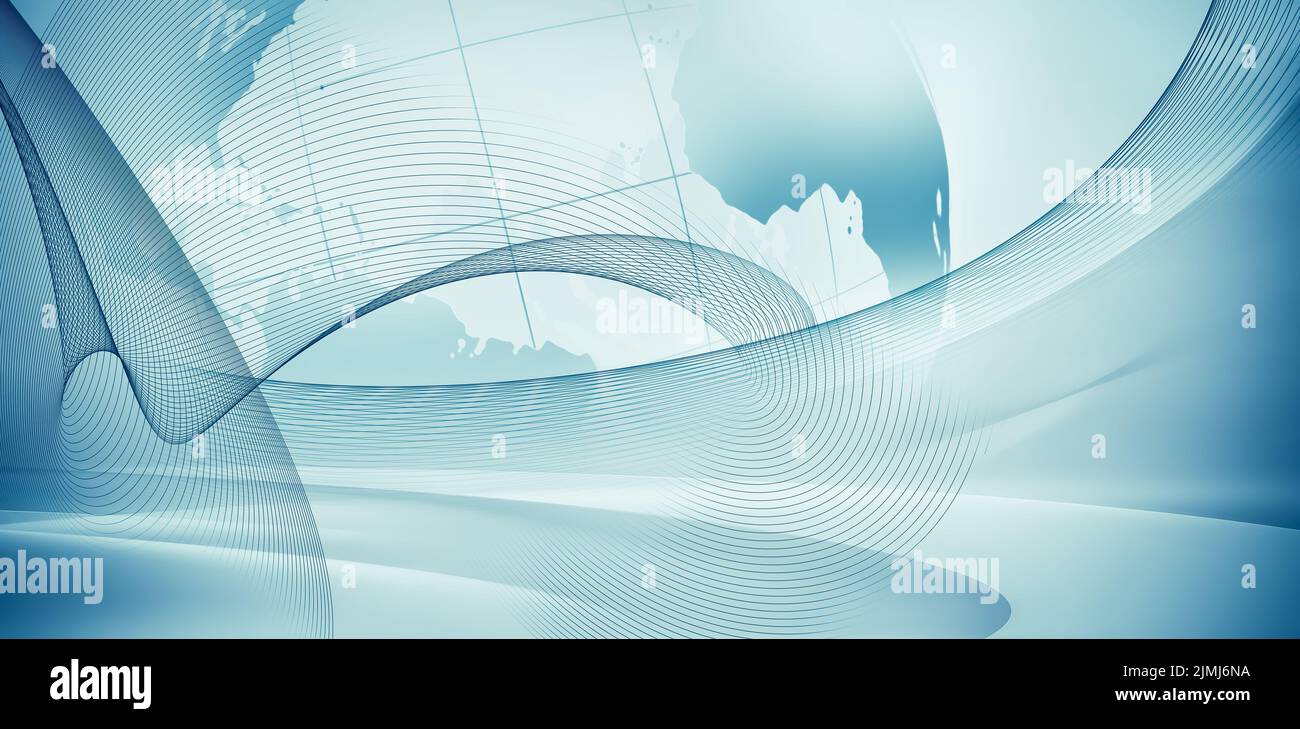 Business technology line design hi-res stock photography and images - Alamy