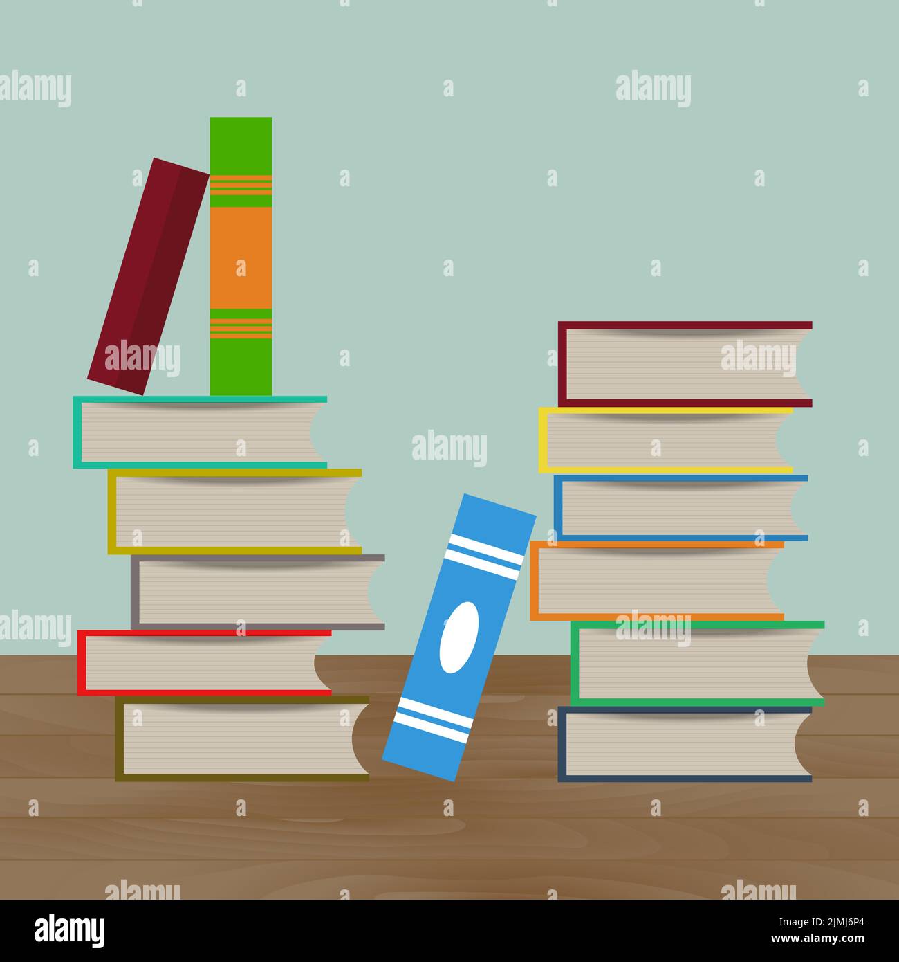 Books stack icon isolated. Vector illustration Stock Vector Image & Art ...