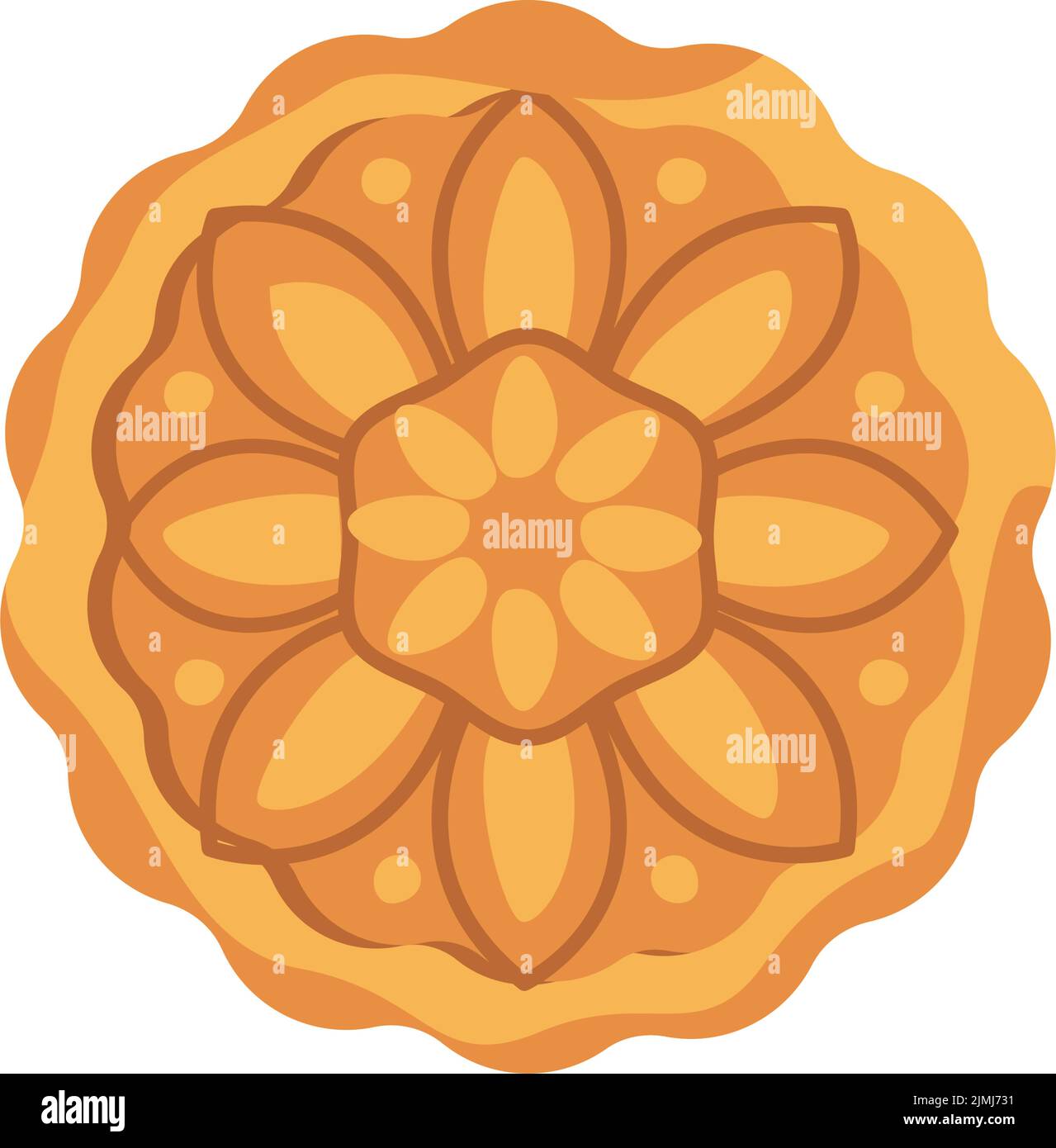 flat mooncake design Stock Vector Image & Art - Alamy
