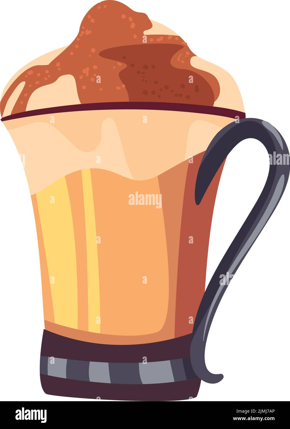 flat frappe design Stock Vector Image & Art - Alamy