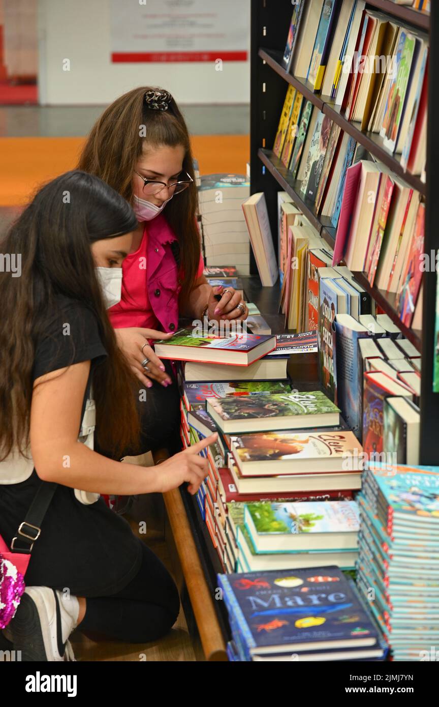 Book fair festival vertical hi-res stock photography and images - Alamy