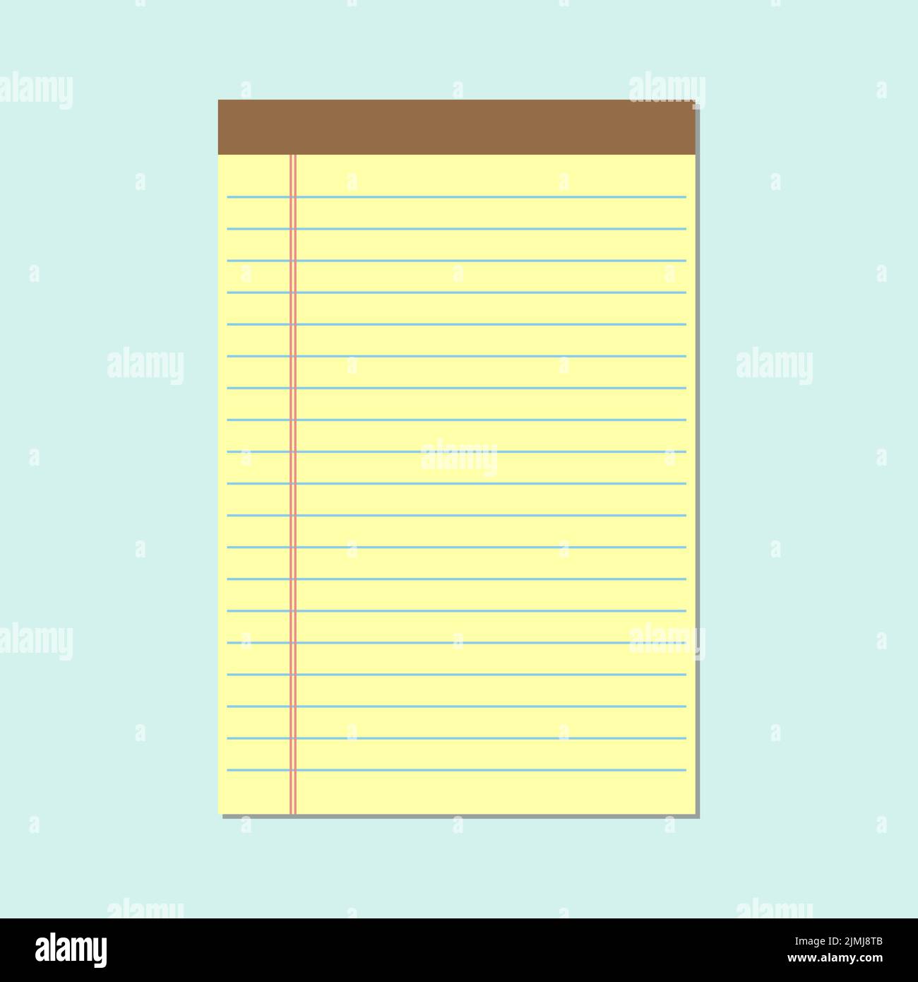Yellow Notebook Paper Background